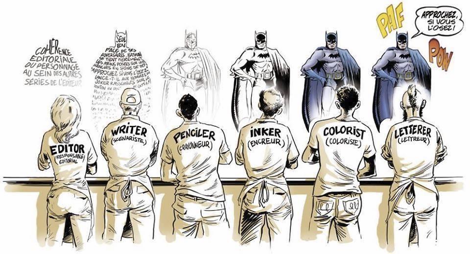The Roles needed to Make a Comic Book